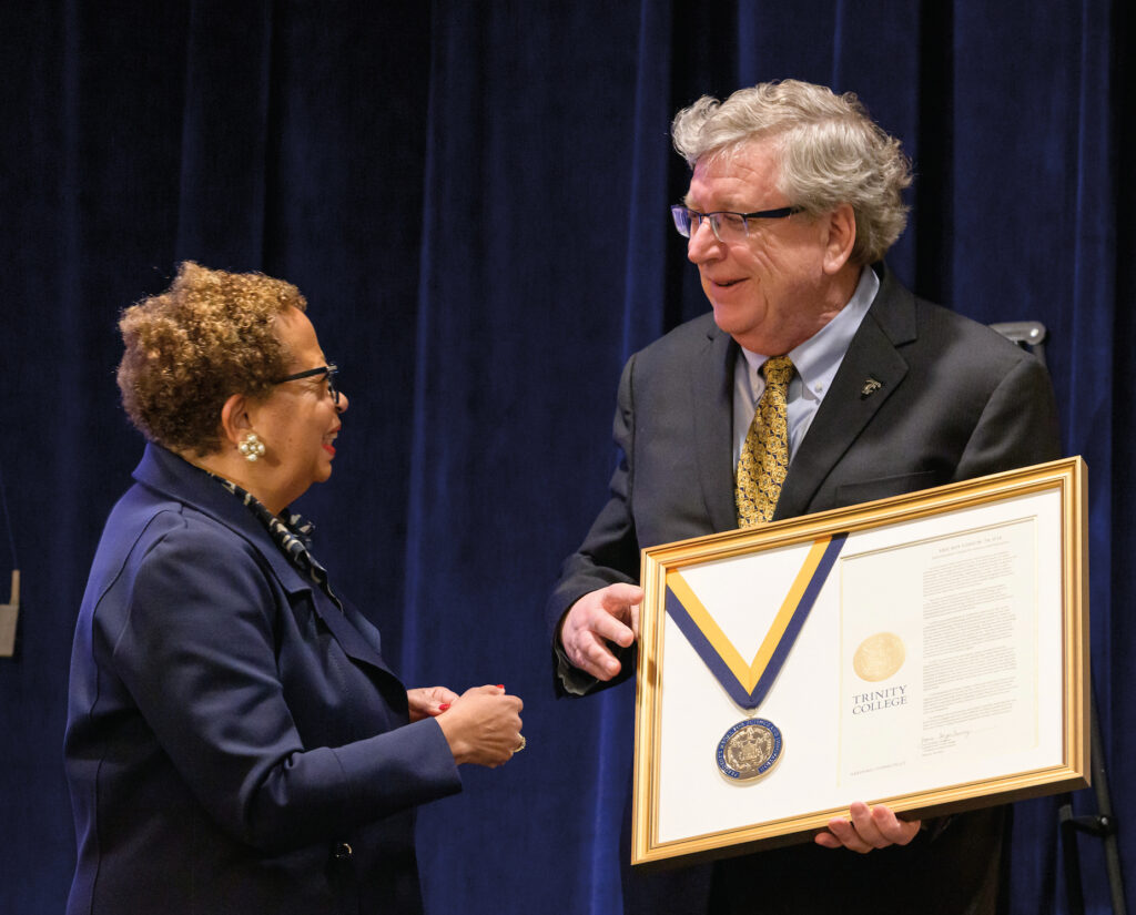 Medal for Fossum - The Trinity Reporter