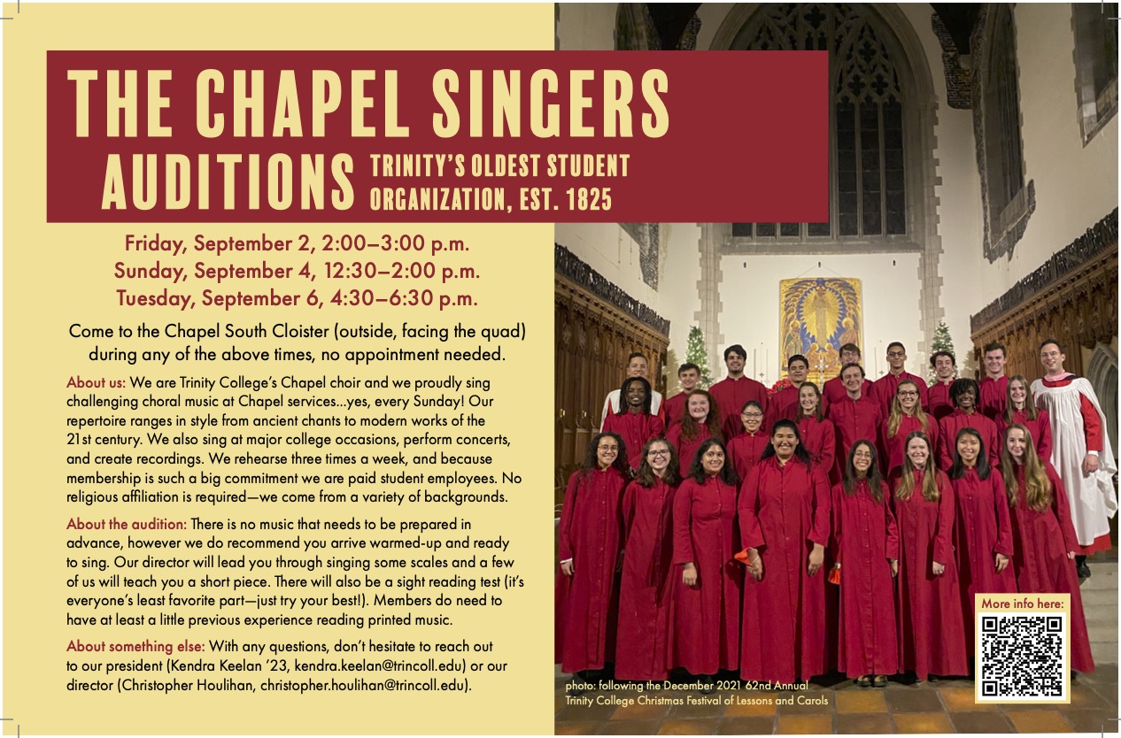The Chapel Singers of Trinity College, Hartford