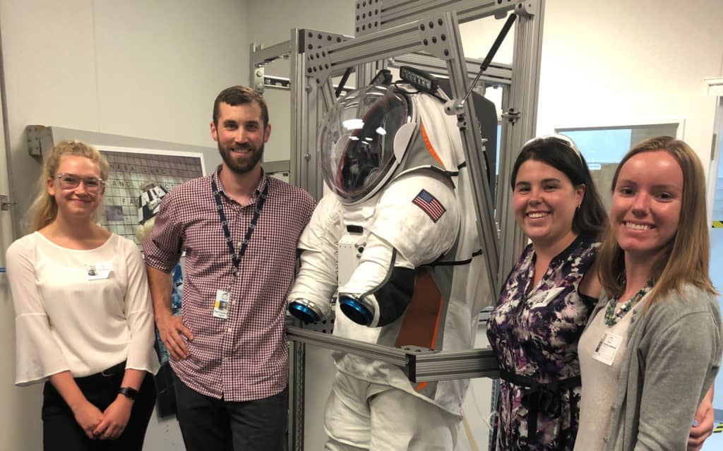 Engineering Interns Help Redesign Space Suit | Trinity College