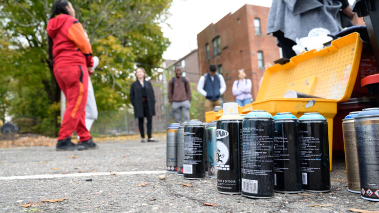 Graffiti Artists from Two Nations Collaborate at Trinity College ...
