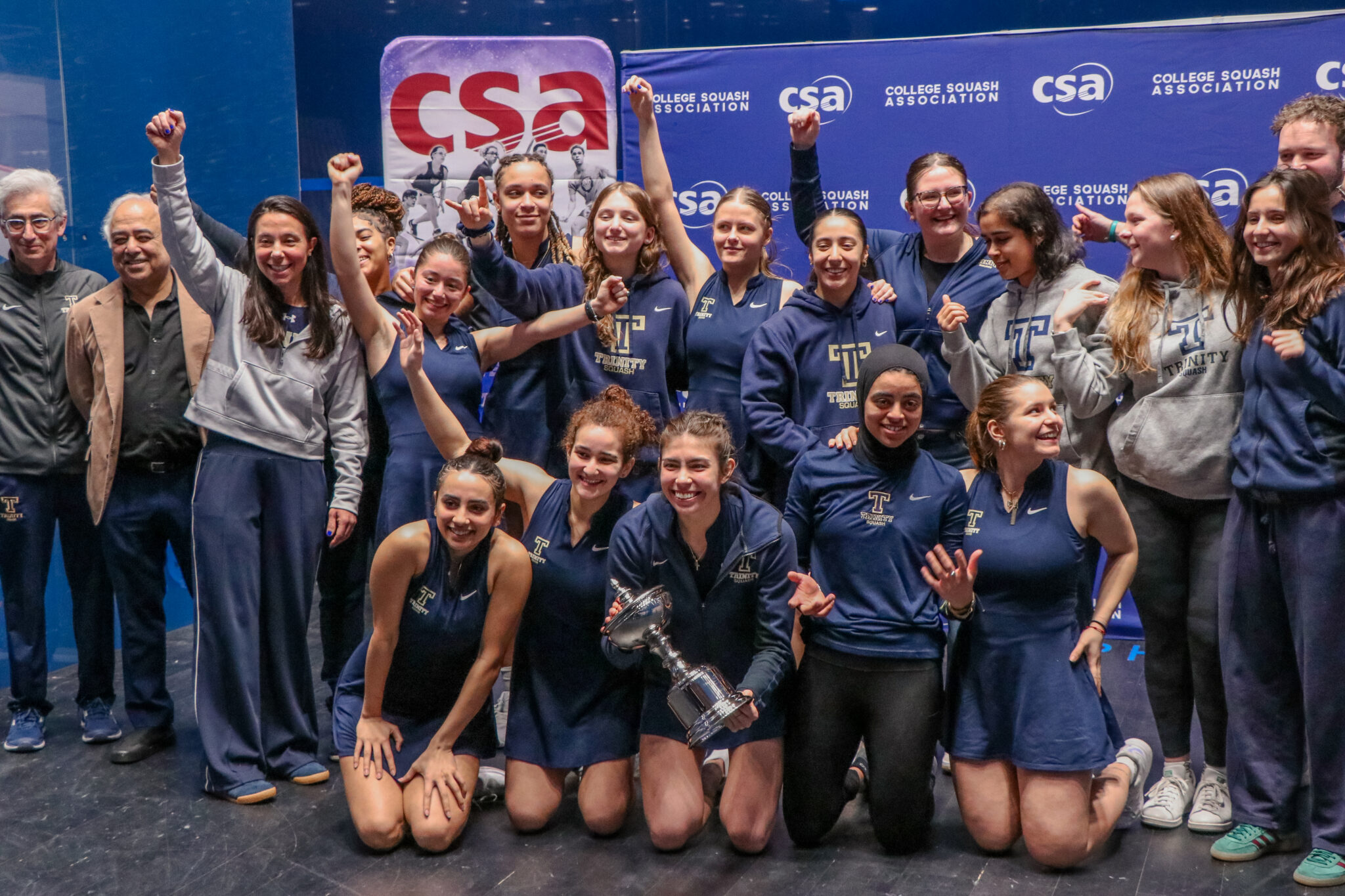 Trinity Women’s Squash Wins Back-to-Back National Championships | Trinity College